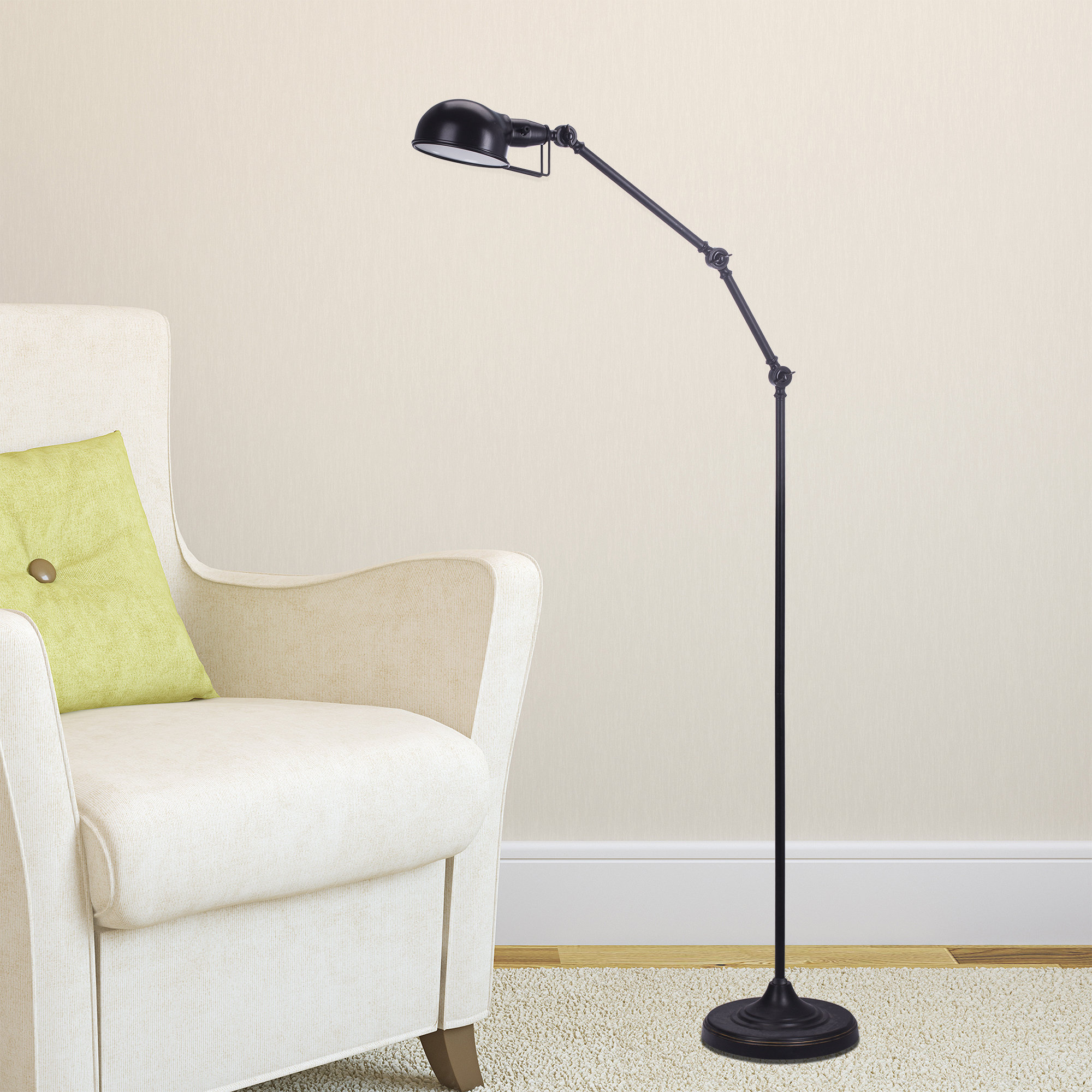 Latitude Run® 57" Metal Floor Lamp | Wayfair